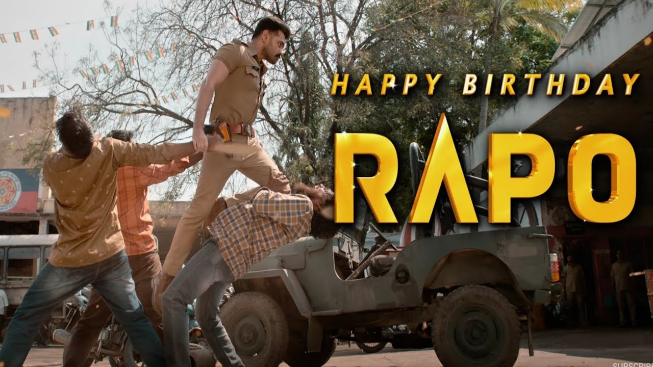RAPO Birthday Celebrations Yemmiganur - YouTube