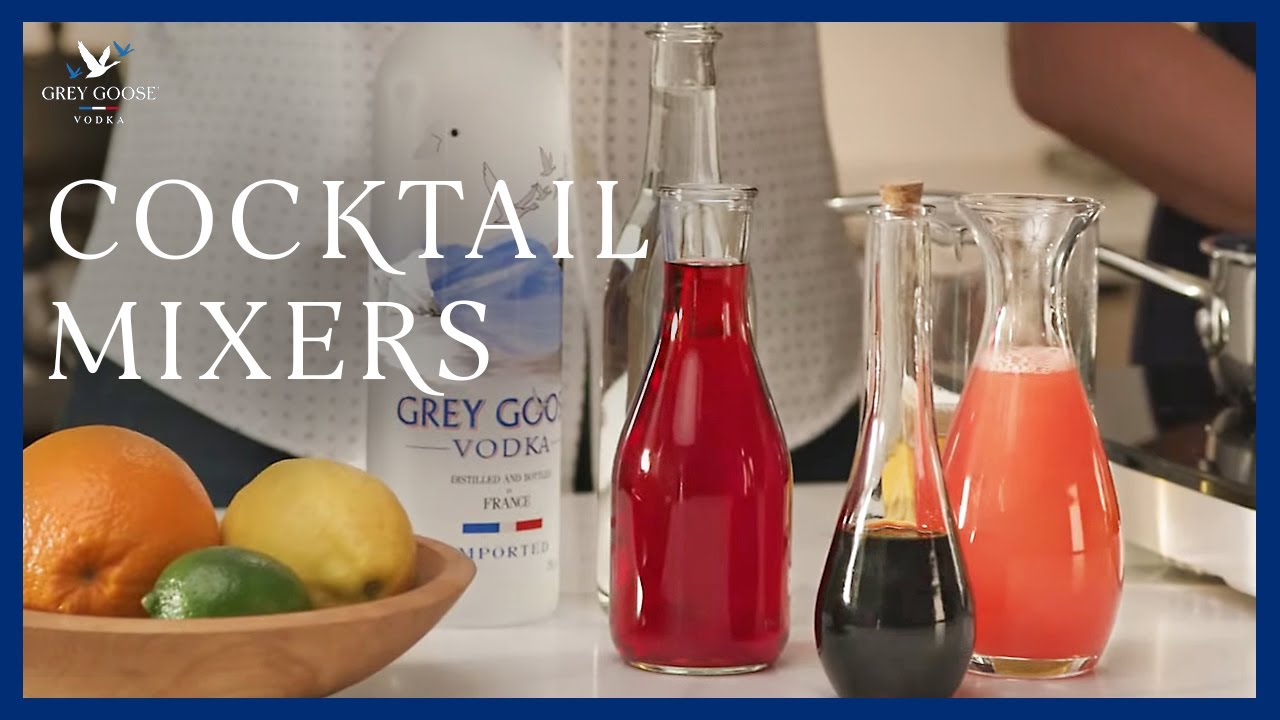How To Make Simple Syrup, Grenadine + More | Grey Goose Vodka - YouTube