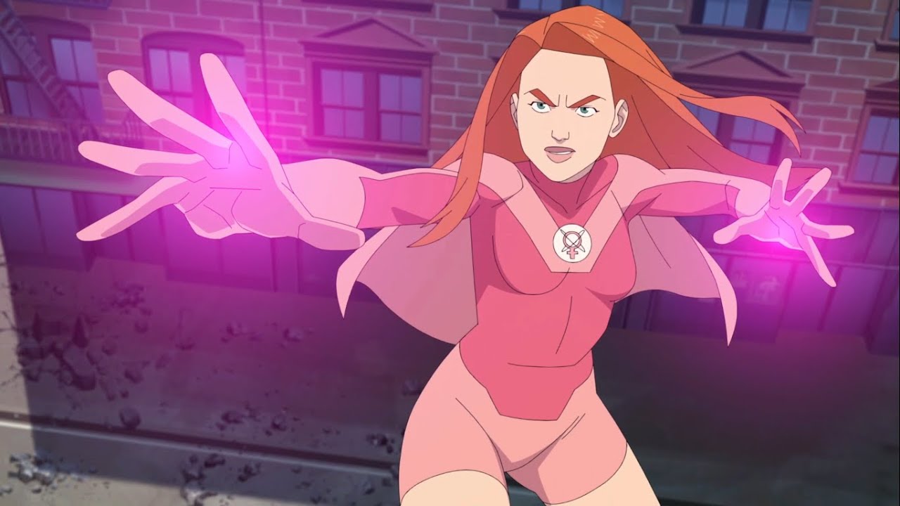 Atom Eve Powers Scenes Invincible Season 2 Part 1 YouTube