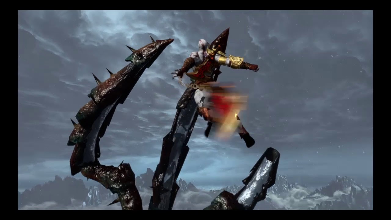 GOW 3 Remasterd Poseidon Boss Fight - YouTube