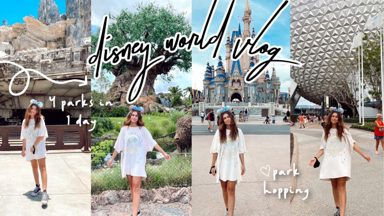 disney vlog 2021 4 parks in 1 day - YouTube