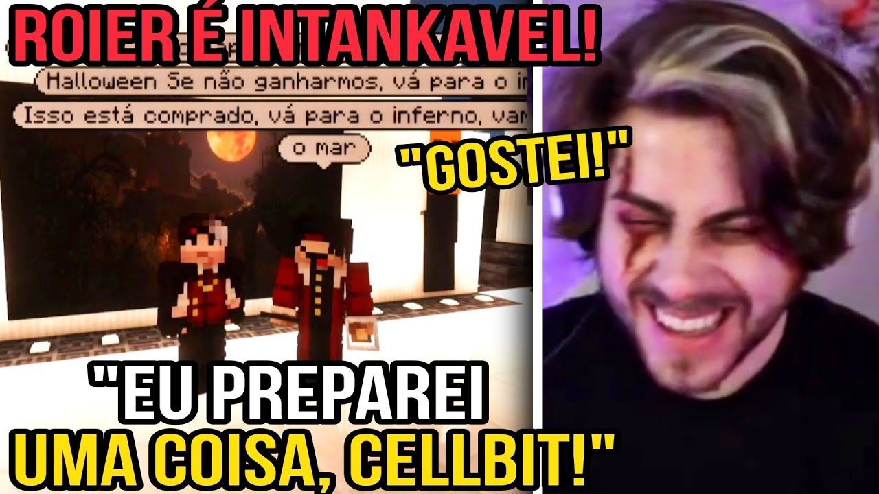 CELLBIT SIMPLESMENTE NÃO TANKANDO O ROIER KKKKK | QSMP - YouTube