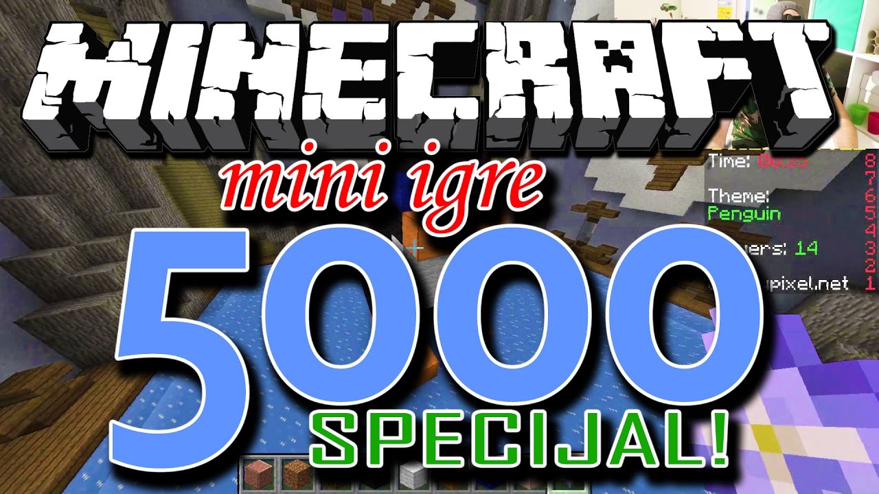 Minecraft mini igre - specijal za 5000 subscribera! - YouTube