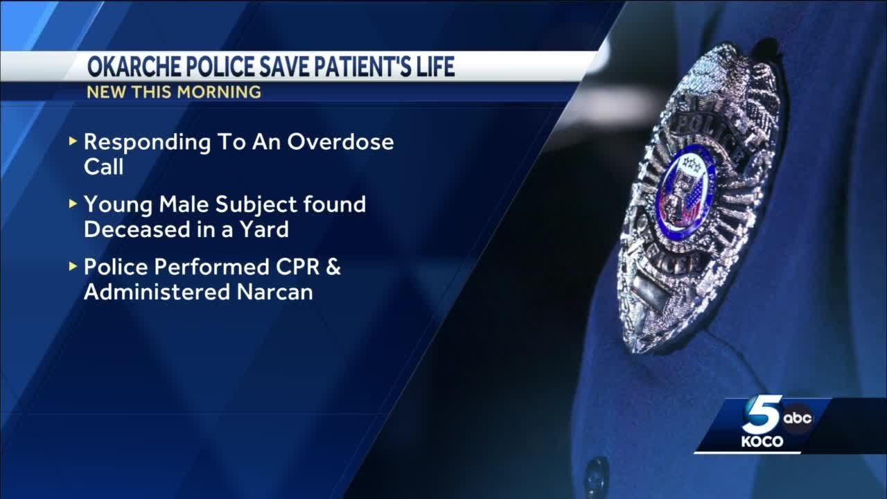 Okarche officers bring man back to life after police say he overdosed ...