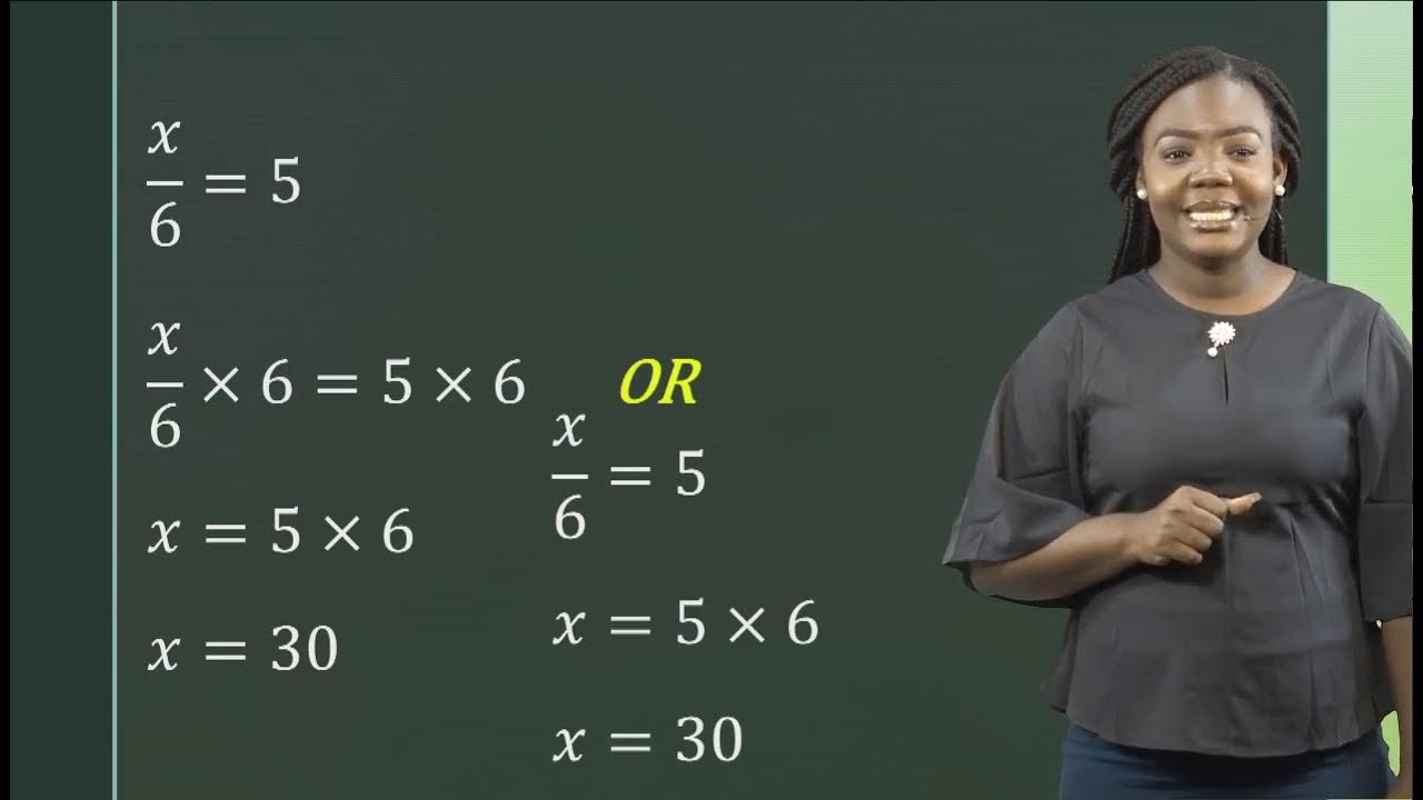 Mathematics - Grade 10: Linear Equations - Part 1 - YouTube