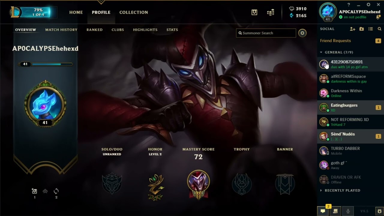 ap0calypse on his viewers - YouTube