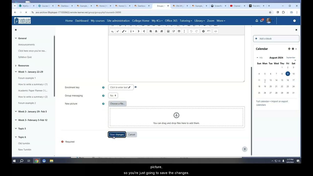 How to create groups for your Moodle courses - YouTube