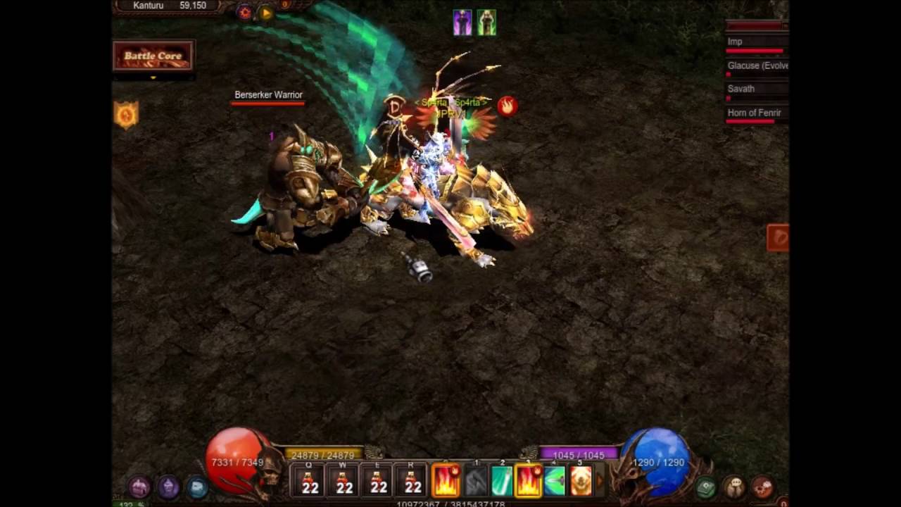 Test de daño de Pets , Black fenrrir,Gold Fenrrir,Dinorant Mu Online ...