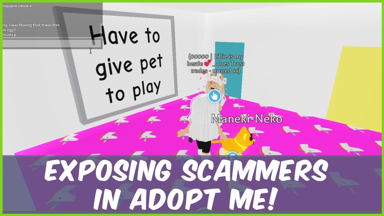Exposing SCAMMERS IN ADOPT ME! 😱 *Shocking* Roblox Adopt Me Scams - YouTube