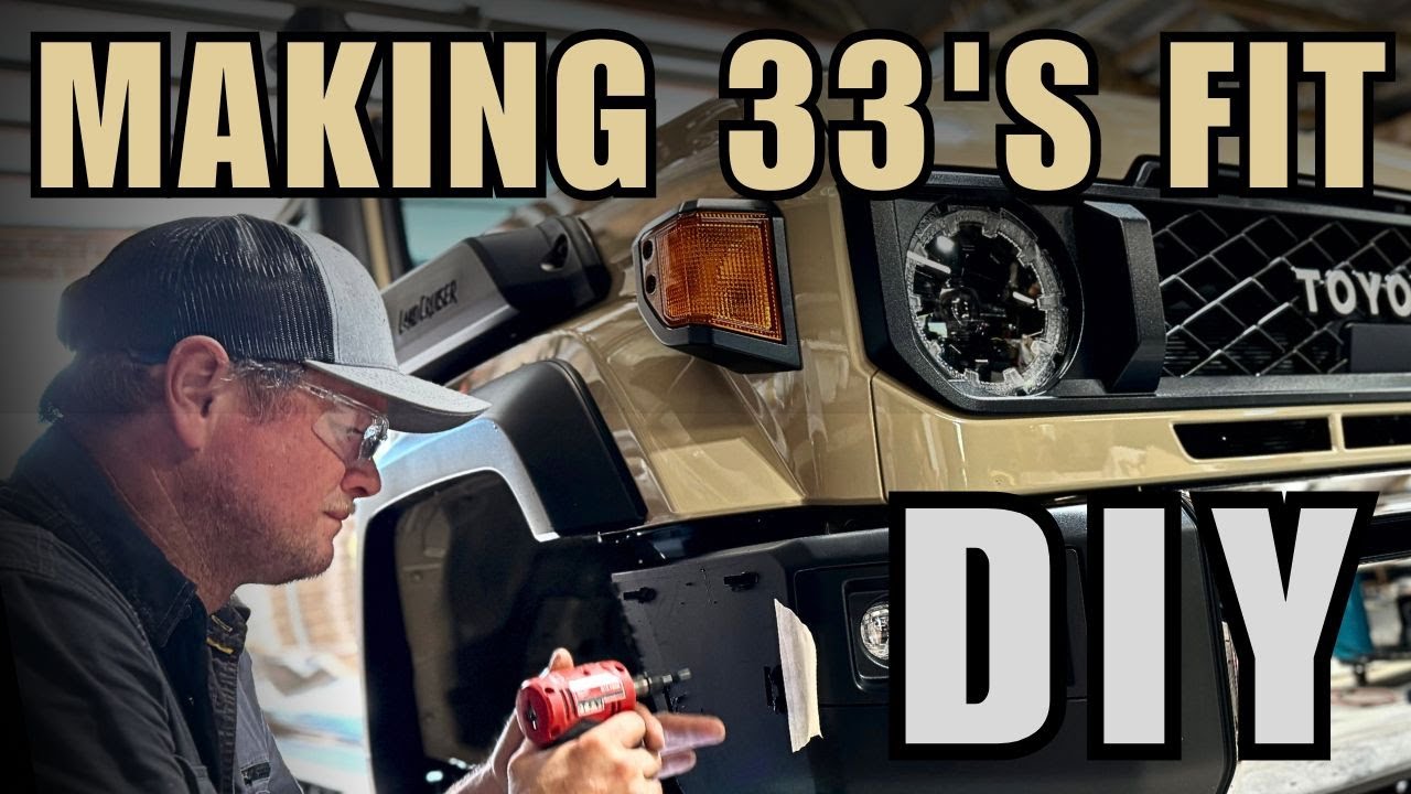 FITTING 285/75/16 TYRES STEP BY STEP | 2024 79 SERIES LANDCRUISER BUILD ...