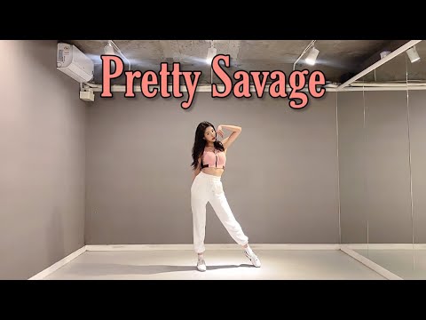 [MIRRORED] BLACKPINK(블랙핑크) - Pretty Savage(프리티새비지) Dance Cover 커버댄스 거울모드 안무