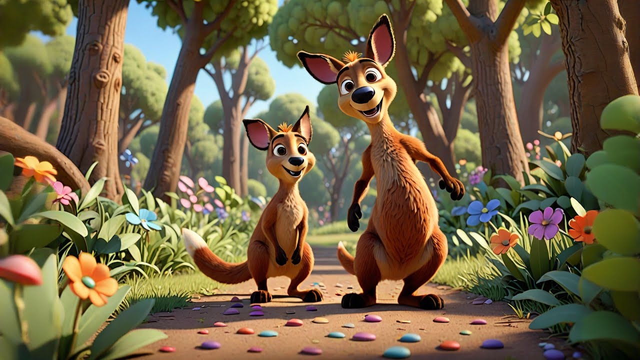 Kangaroo Cookie Hop — Sweet Jump Song! | Fun Kangaroo Song for Kids ...