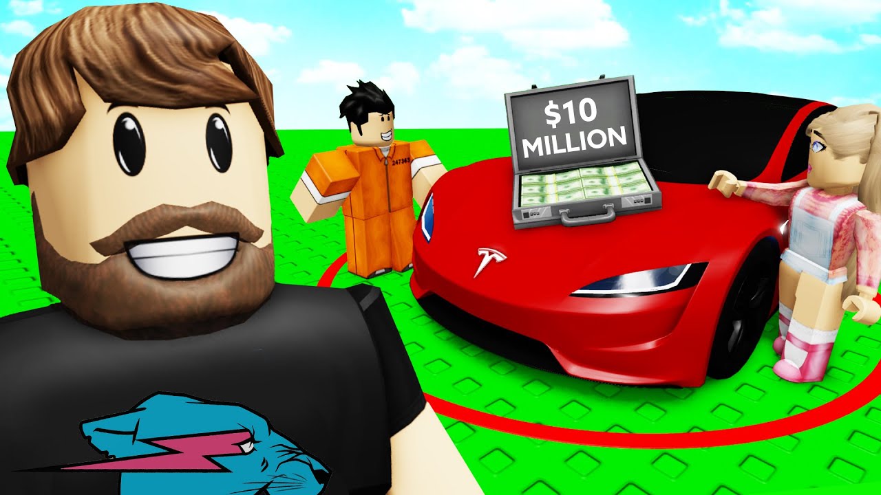 I Became Mr Beast In Roblox For A Day (And Gave Away Robux!) - YouTube