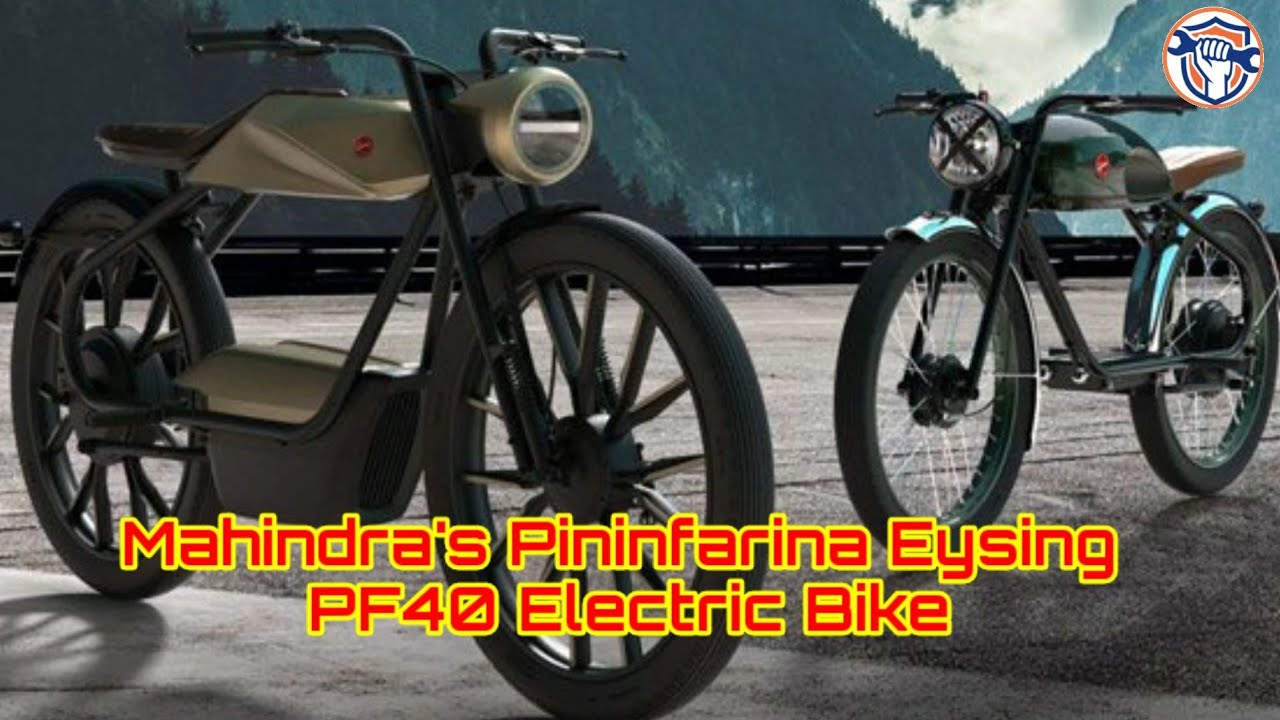 Mahindra's company did wonders! Pininfarina Eysing PF40 Electric Bike of just 60Kg launched ...