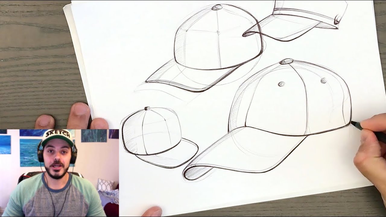 SKETCH CHALLENGE - HATS - YouTube