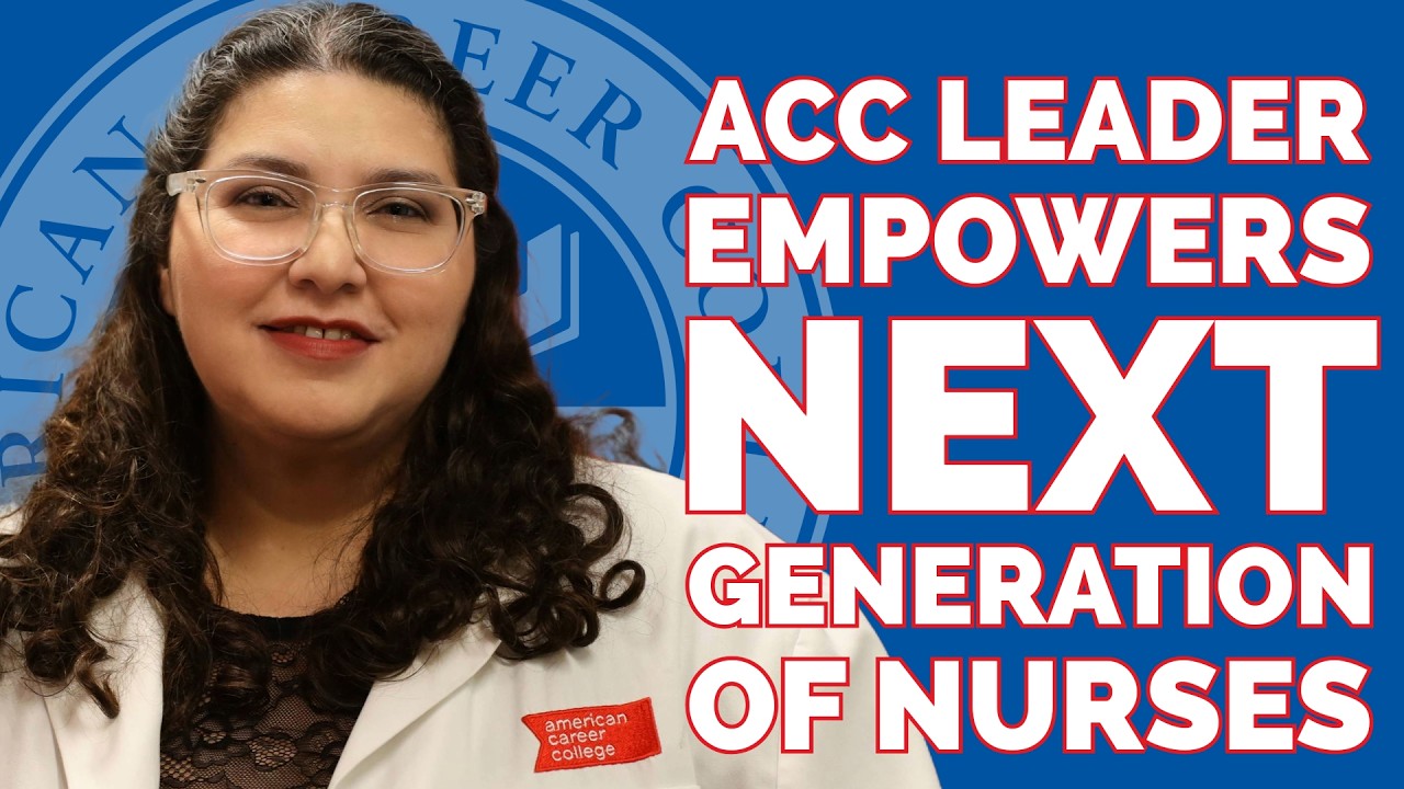 Passionate ACC Leader Empowers the Next Generation of Nurses - YouTube