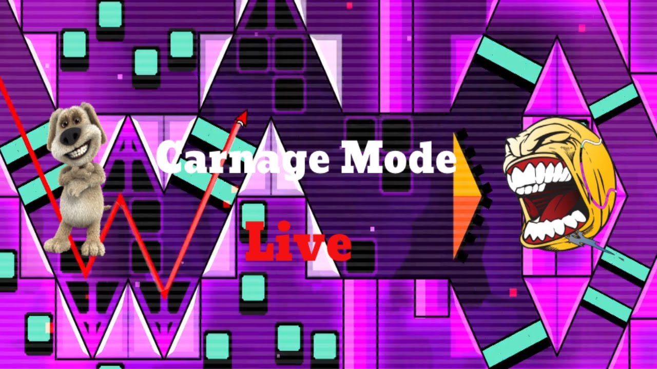 Carnage Mode 100% LOL! Level Request stream now - YouTube