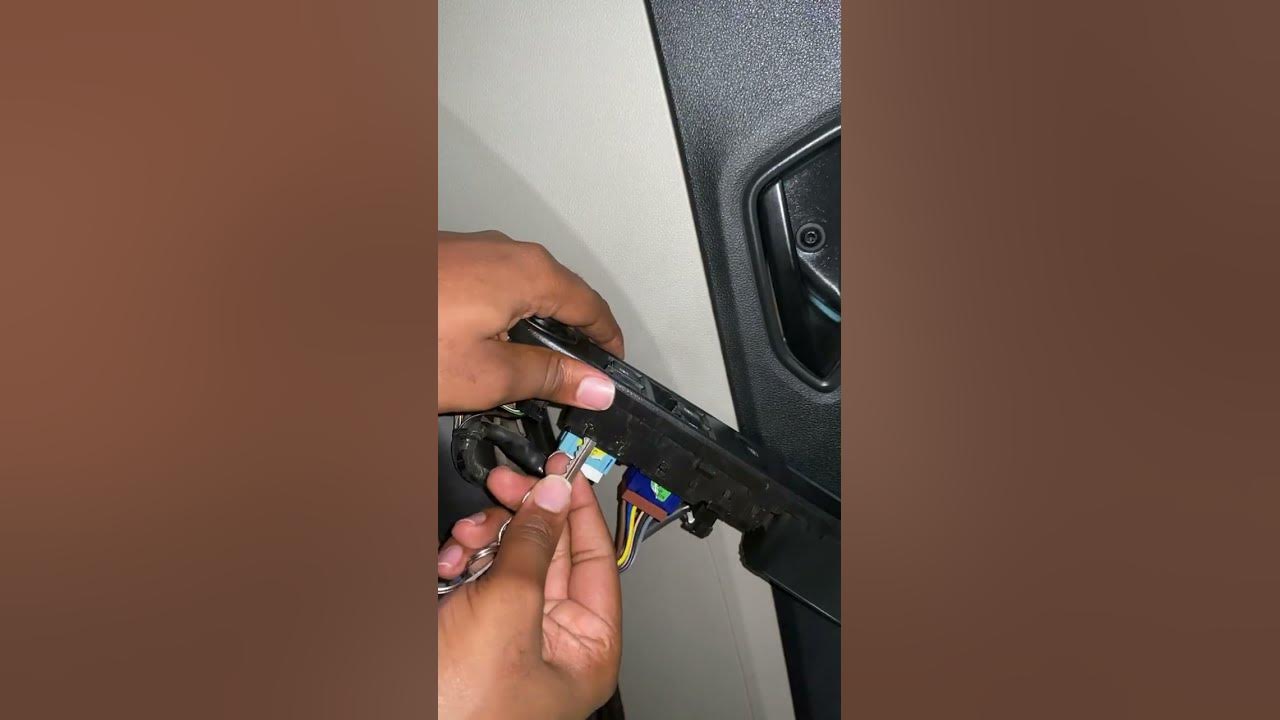 How i Changed and fixed Window Switch on Renault Triber | Electric Window Switch Faulty - YouTube