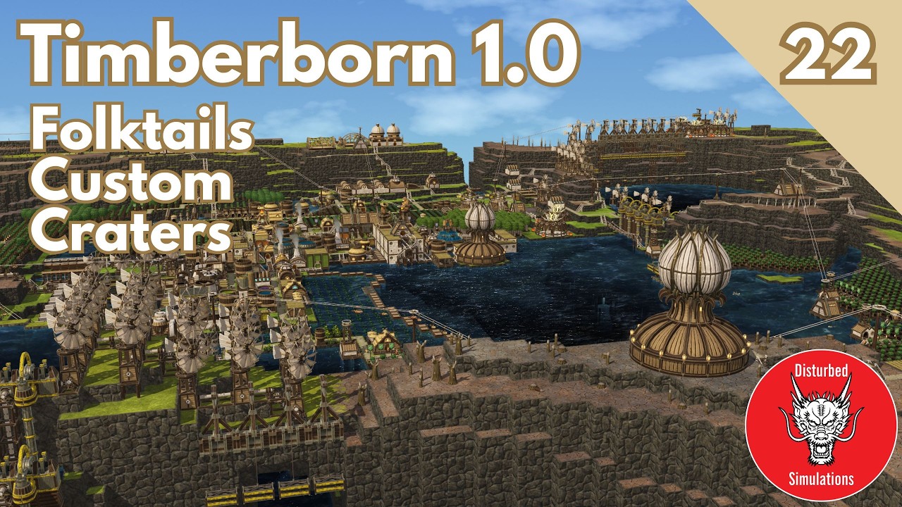 TIMBERBORN 1.0 | Episode 22 | Custom craters map - YouTube
