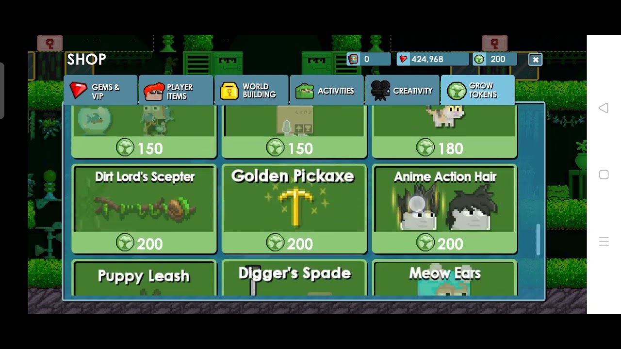 getting Golden pickaxe |Growtopia - YouTube