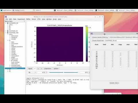 CHESS NXRefine: Check HKLI volume - YouTube
