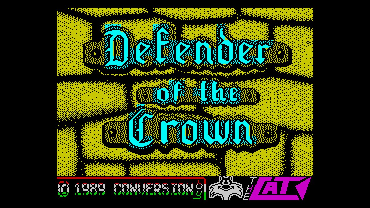ZX-UNO - ZX Spectrum - DEFENDER OF THE CROWN - YouTube