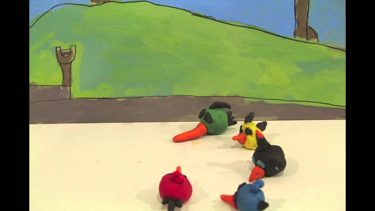 Angry Birds Claymation by 6yr old L - YouTube