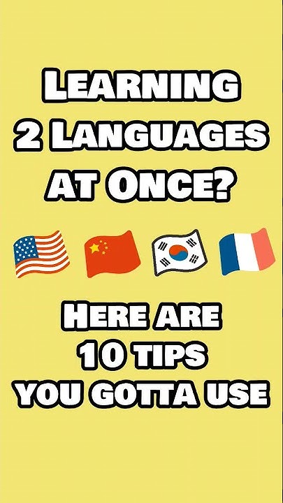 Learning 2 languages at once? 10 tips you gotta use #shorts #shortvideo #short - YouTube