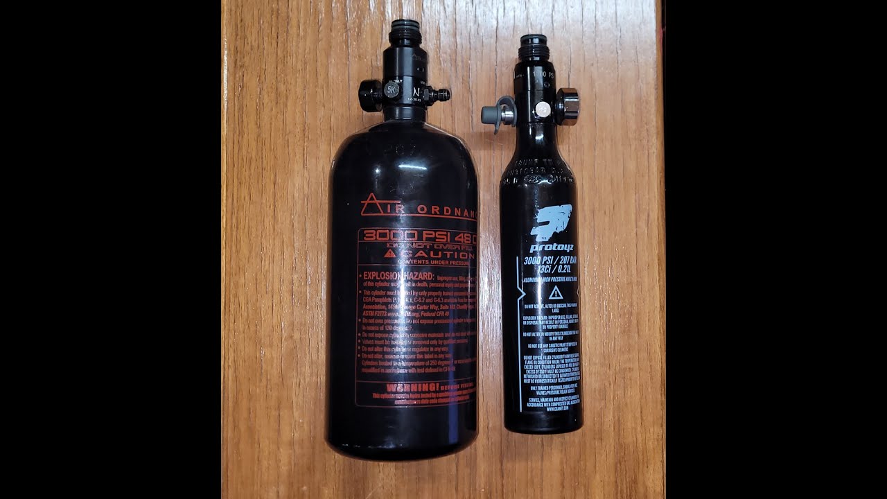 Filling 13 ci tanks in 3 second for my Umarex T4E markers With 4500 psi ...