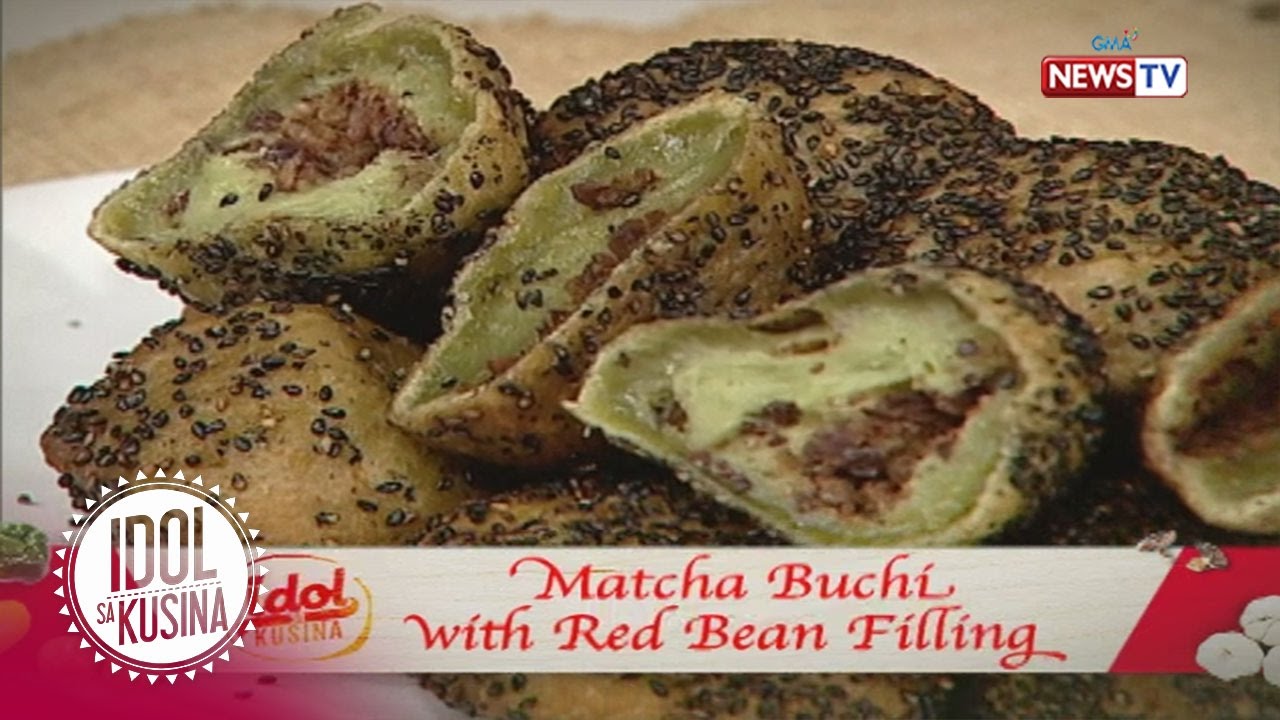 Idol sa Kusina: Matcha Buchi with Red Bean Filling - YouTube