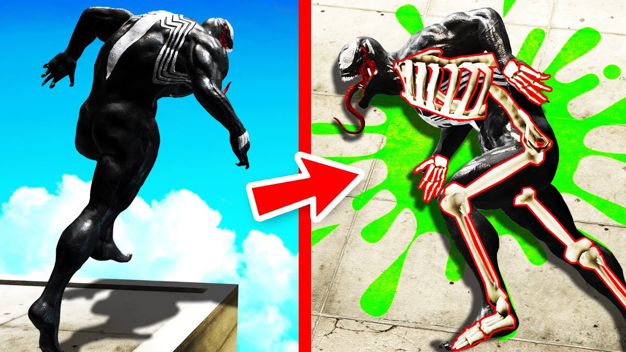 Throwing VENOM OFF BUILDING To BREAK HIS BONES - YouTube