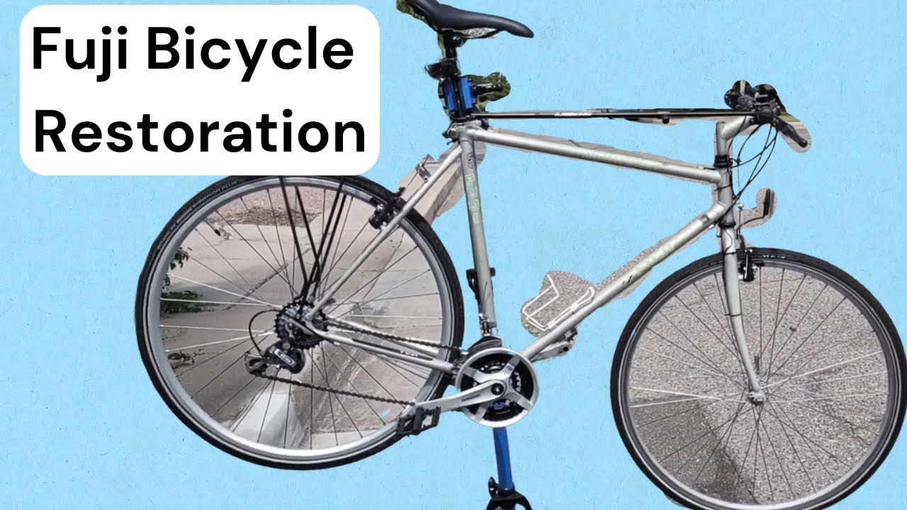 Vintage Fuji Bicycle Restoration - Bosque Mobile Bicycle Repair - YouTube
