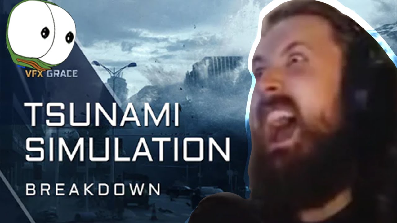 Forsen Reacts - Houdini Tutorial | Advanced Tsunami Simulation | CGI & VFX Breakdown - YouTube