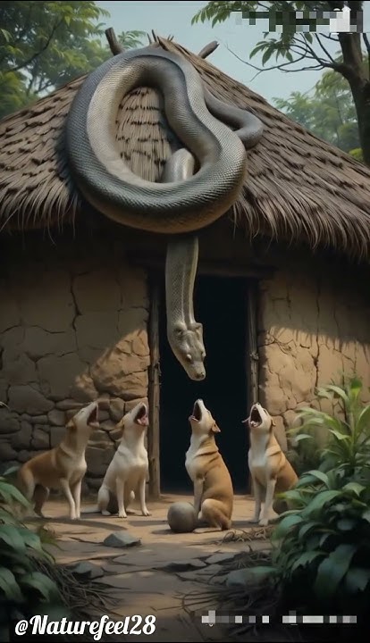 Dog Vs Python fight #animallife #animals #wildlife #varalvideo # ...