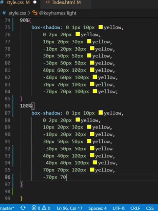 CSS Blinking Animation Bulb ||#shorts #css #coding #programming #asmr #trending - YouTube