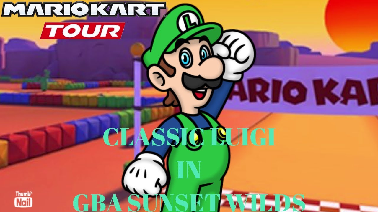 Mario Kart Tour - Classic Luigi in GBA Sunset Wilds - YouTube