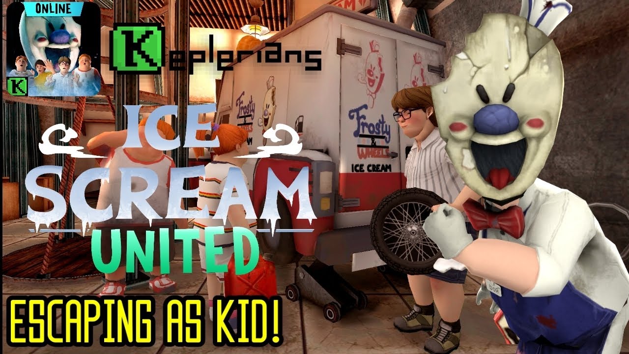 ESCAPING AS KID IN ICE SCREAM UNITED!|Ice Scream United|#keplerians|# ...