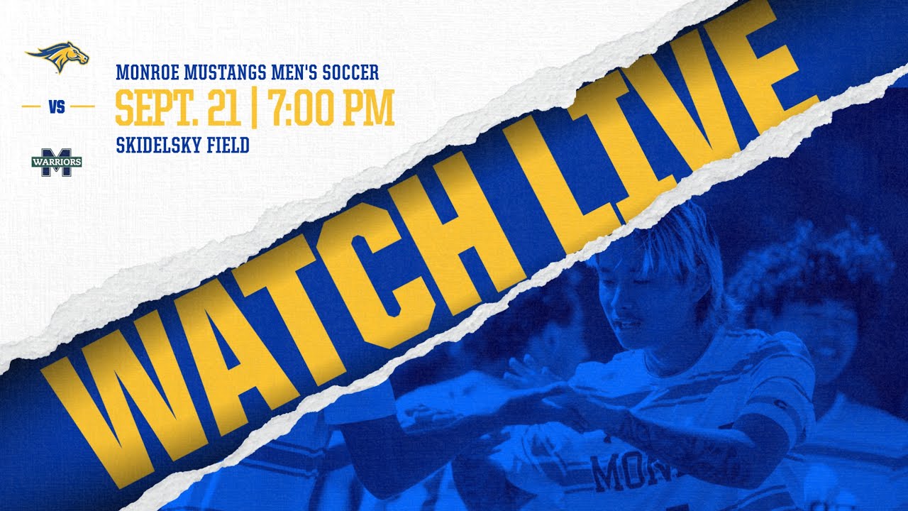 Monroe Mustangs Men's Soccer vs. Massasoit Community College - YouTube