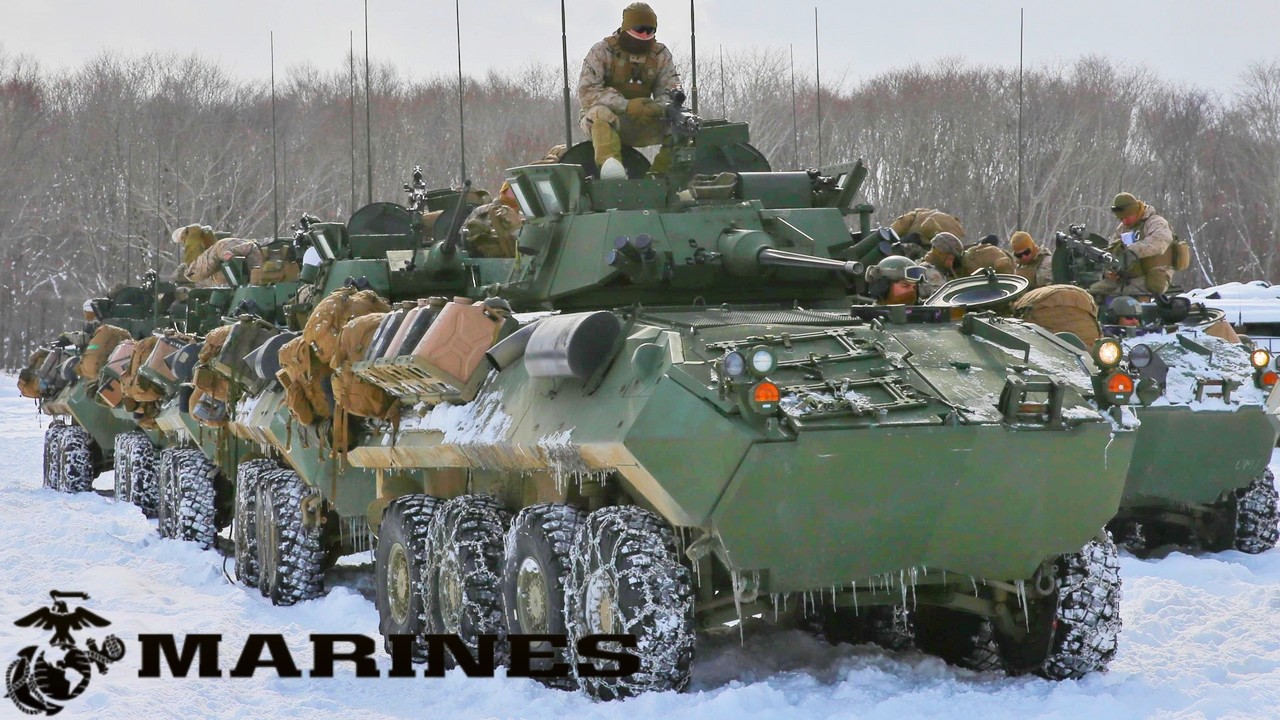 U.S. Marine Corps. Large-scale winter military training in Japan. - YouTube