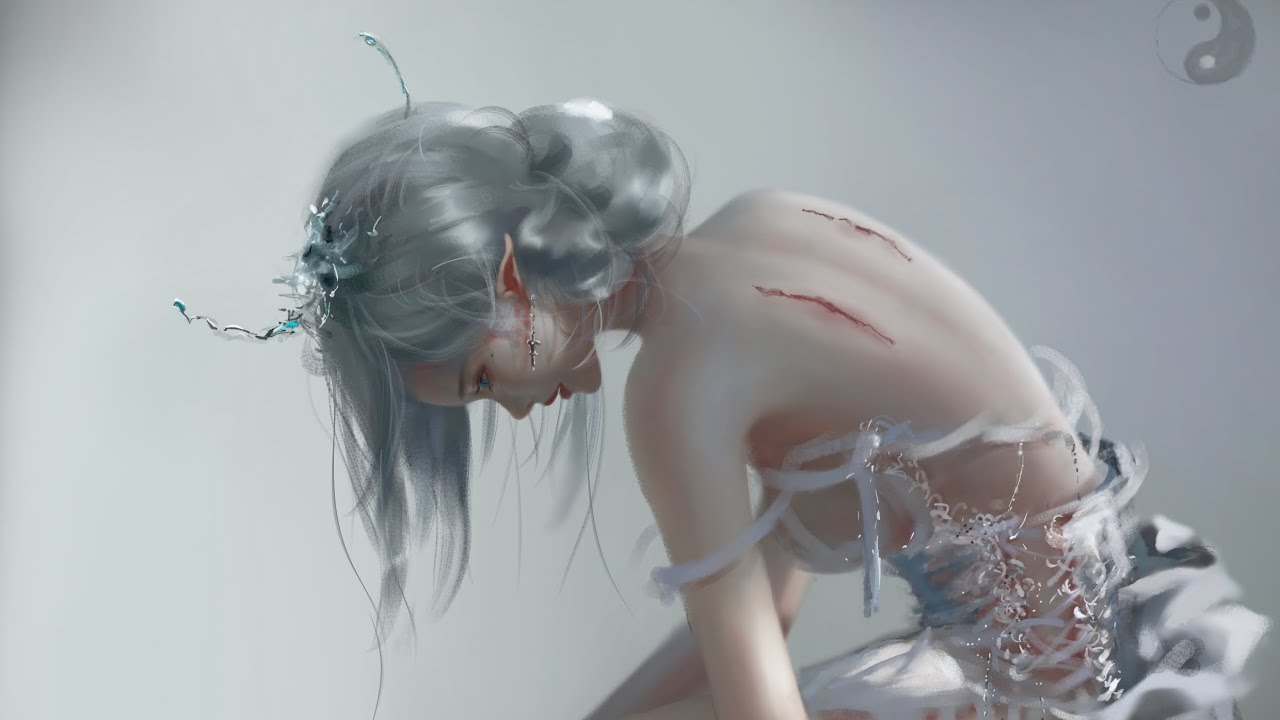 krita painting,Original concept from WLOP - YouTube