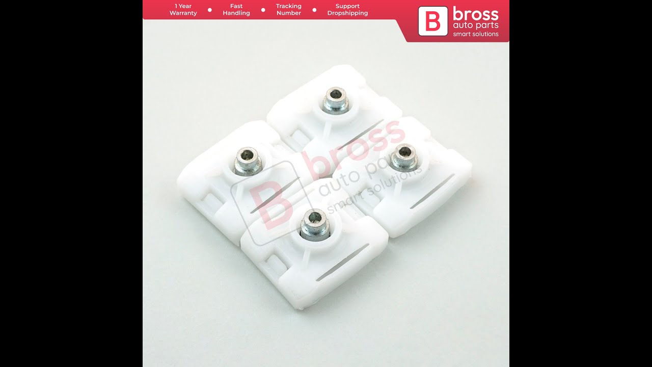 BWR1183 4 PCS Electrical Power Window Regulator Repair Rail Plastic ...
