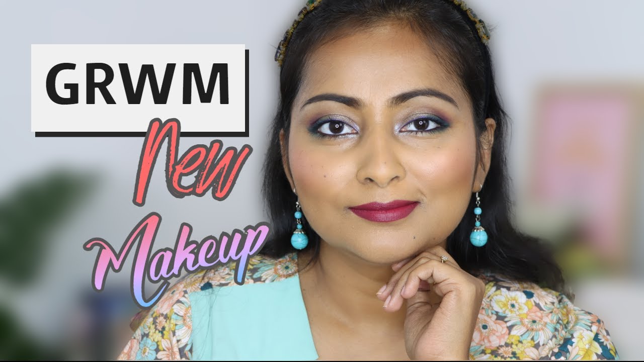 GRWM Using some new makeup | Easy wearable colourful eyemakeup | Makeup ...