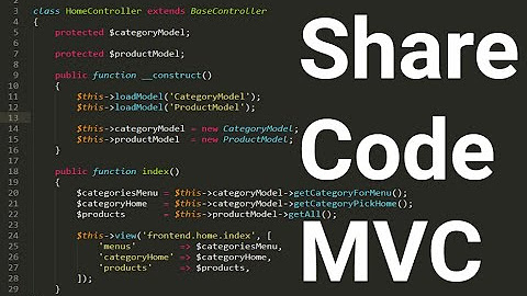XÂY DỰNG MÔ HÌNH MVC VỚI PHP - YouTube