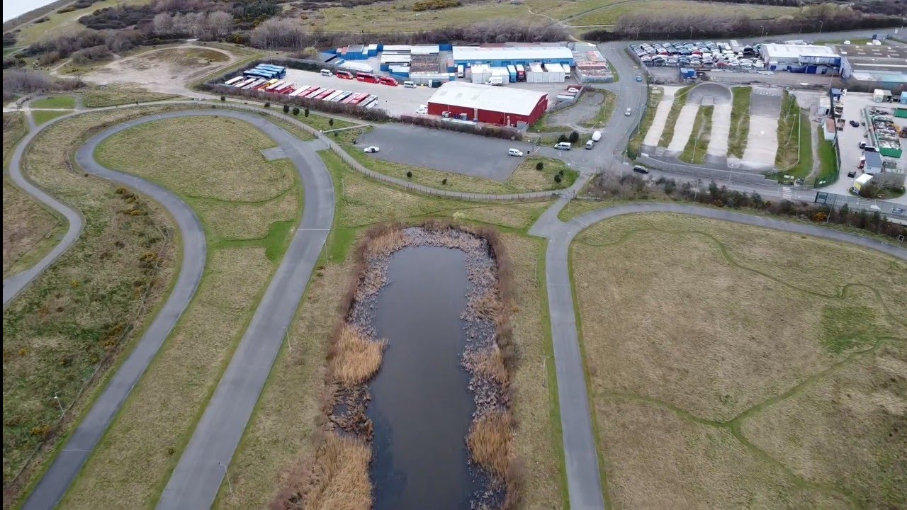 Rhyl Marsh Tracks | DJI Mini 2 - YouTube