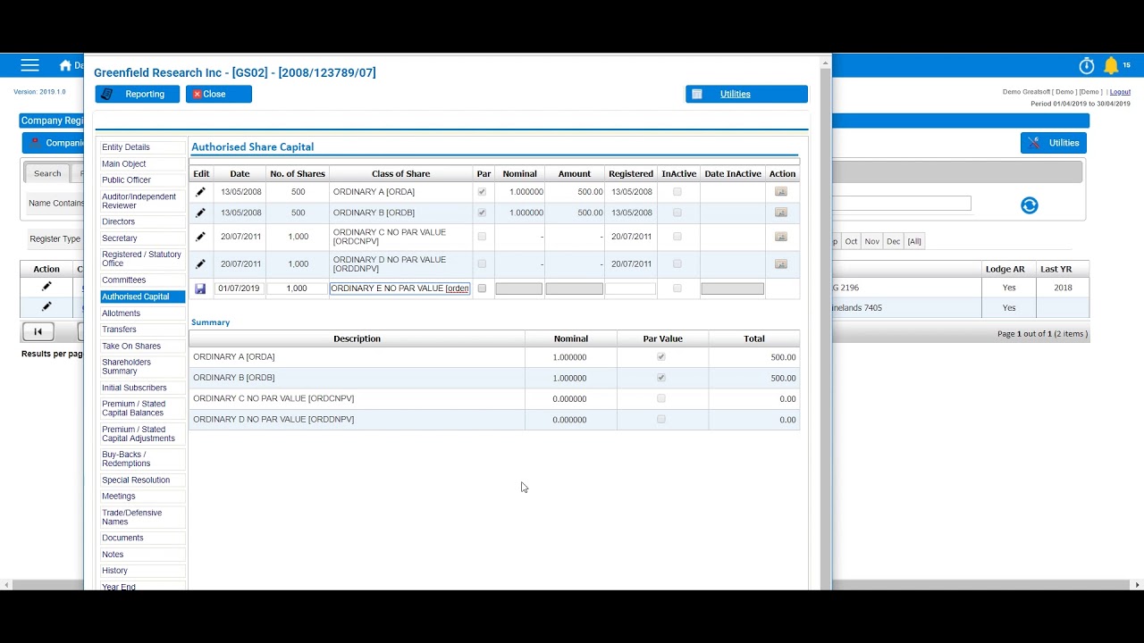 GreatSoft Secretarial - How to Create or Increase Authorised Shares ...