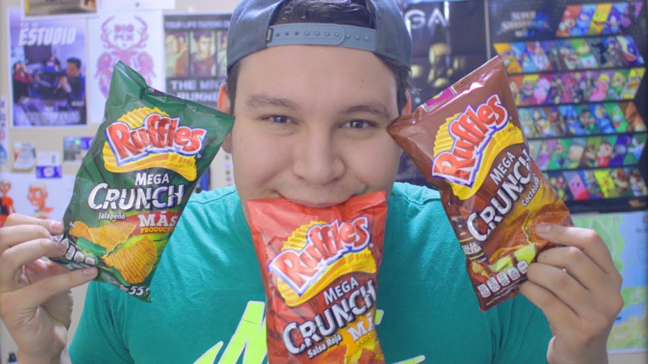 PROBANDO LOS 3 TIPOS DE RUFFLES MEGA CRUNCH - SUPER NIÑO RATA - YouTube