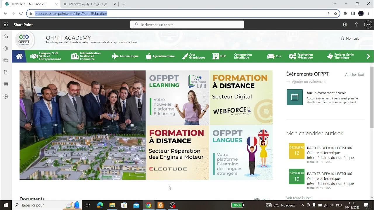 La nouvelle plateform d'OFPPT Olms - Ofppt Academy تحدي فالفيديو - YouTube