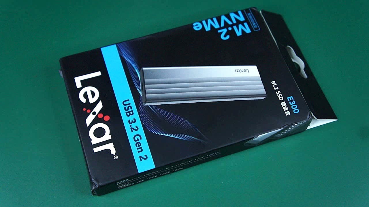 Lexar E300 SSD case and Goldenfir NVMe 1 Tb with Chuwi Ubox PC - Test ...