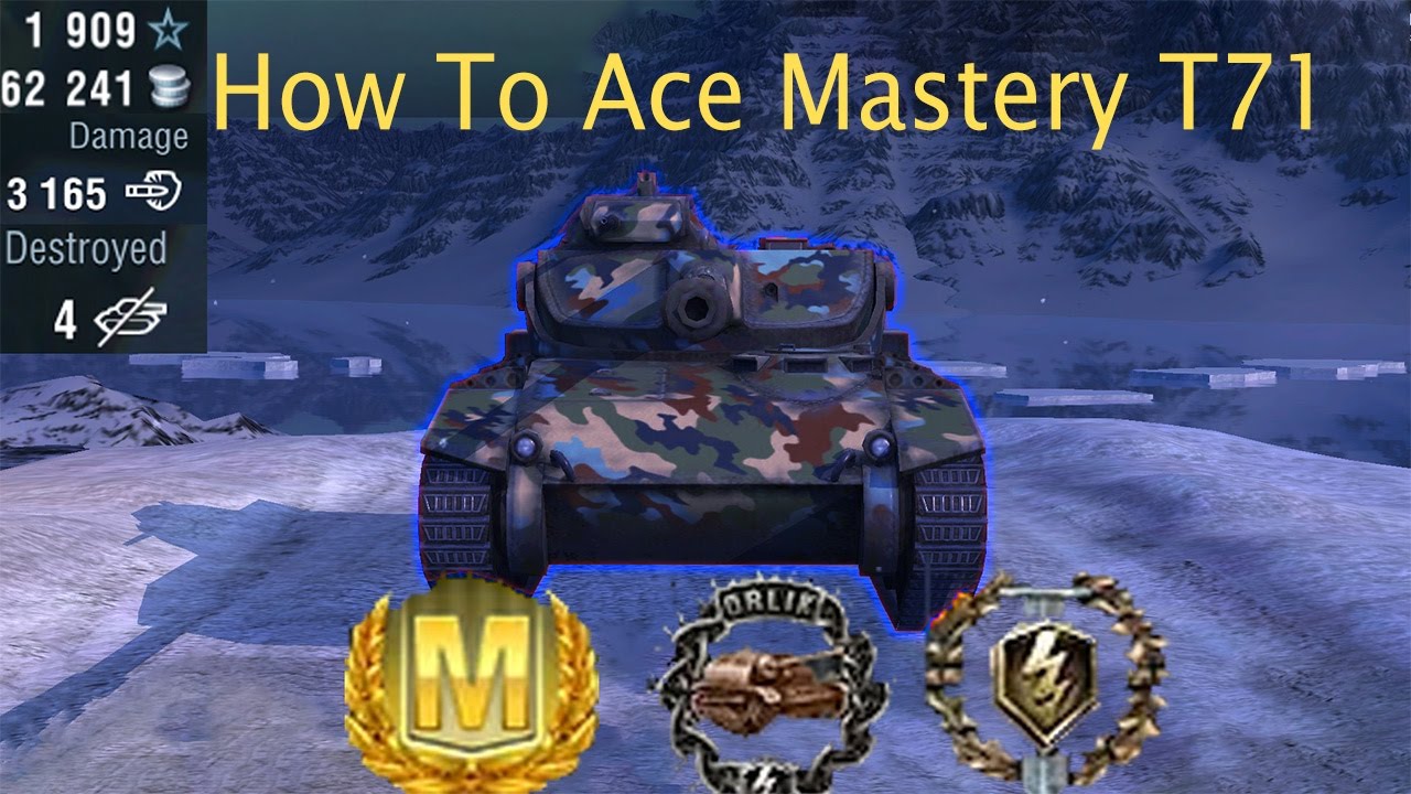 How to ace T71 Light Tank - YouTube