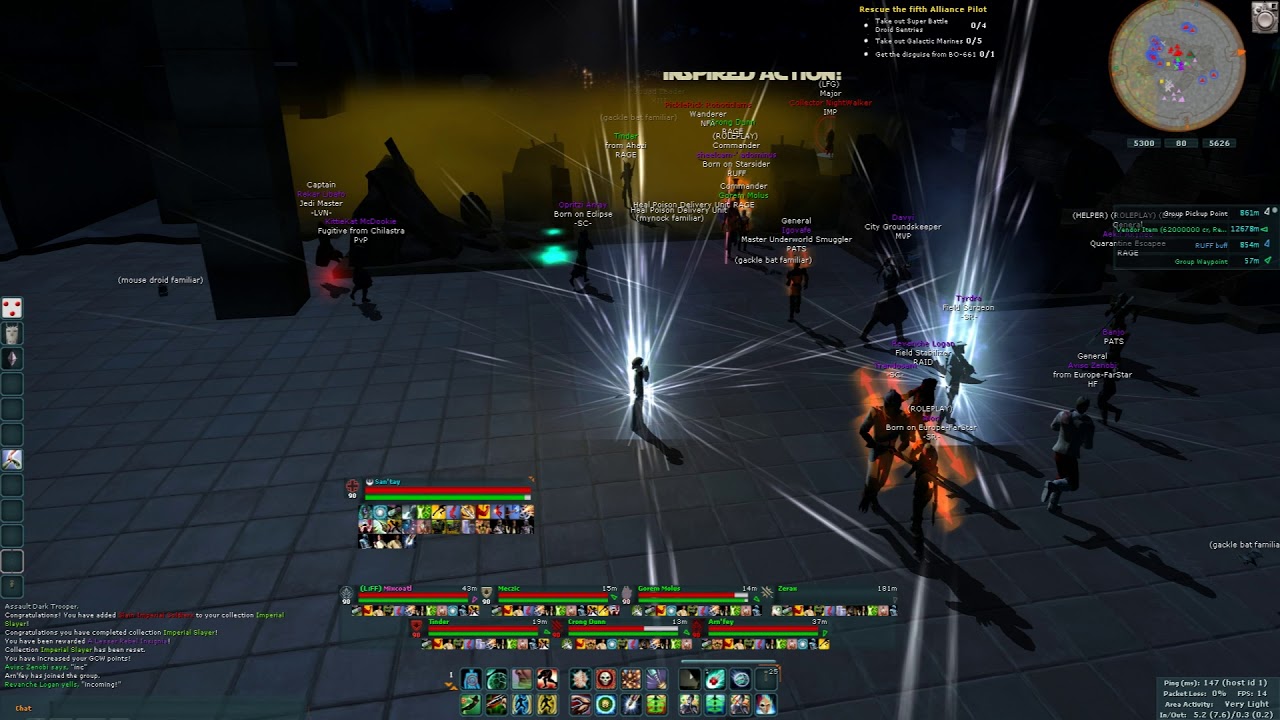 SWG Legends- Restuss PvP RAGE - YouTube